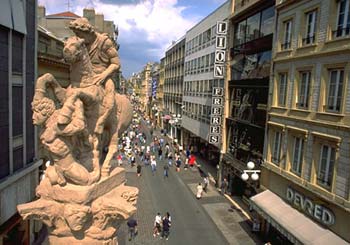 Quartier du centre ville de Metz