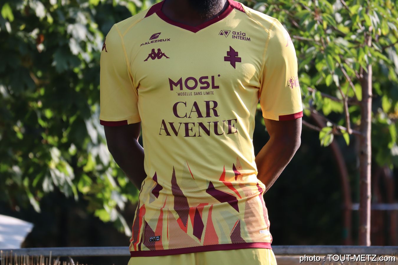 Le Graoully présent sur les maillots 2023-2024 du FC Metz